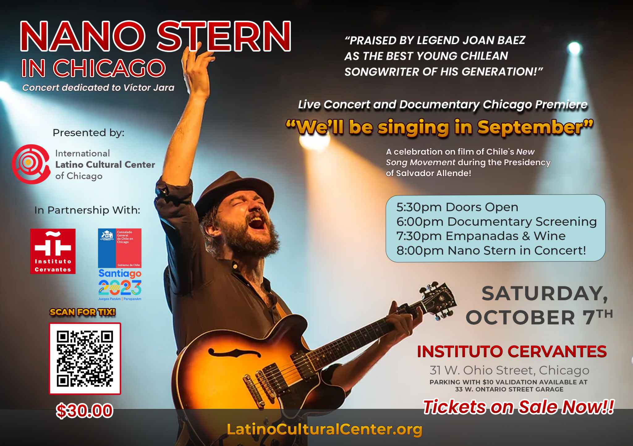 Nano Stern in Concert – International Latino Cultural Center of Chicago