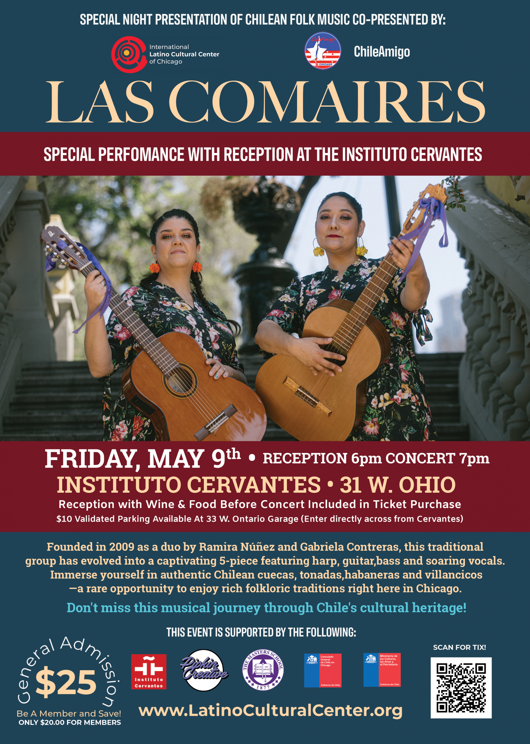 Chilean Folk Music: Las Comaires – International Latino Cultural Center ...