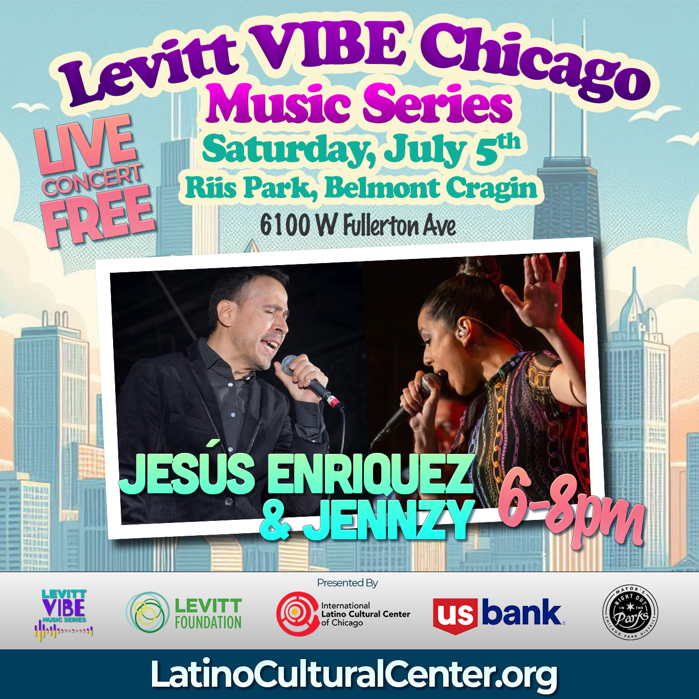 Levitt VIBE Chicago: Jesús Enriquez & Jennzy – International Latino ...